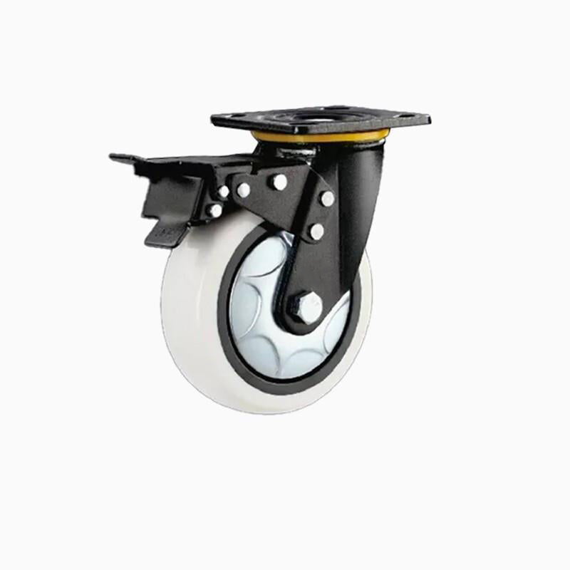 8 Inch Double Brake Nylon (PA) Wheel Universal Wheel; ECVV UAE – ECVV.AE