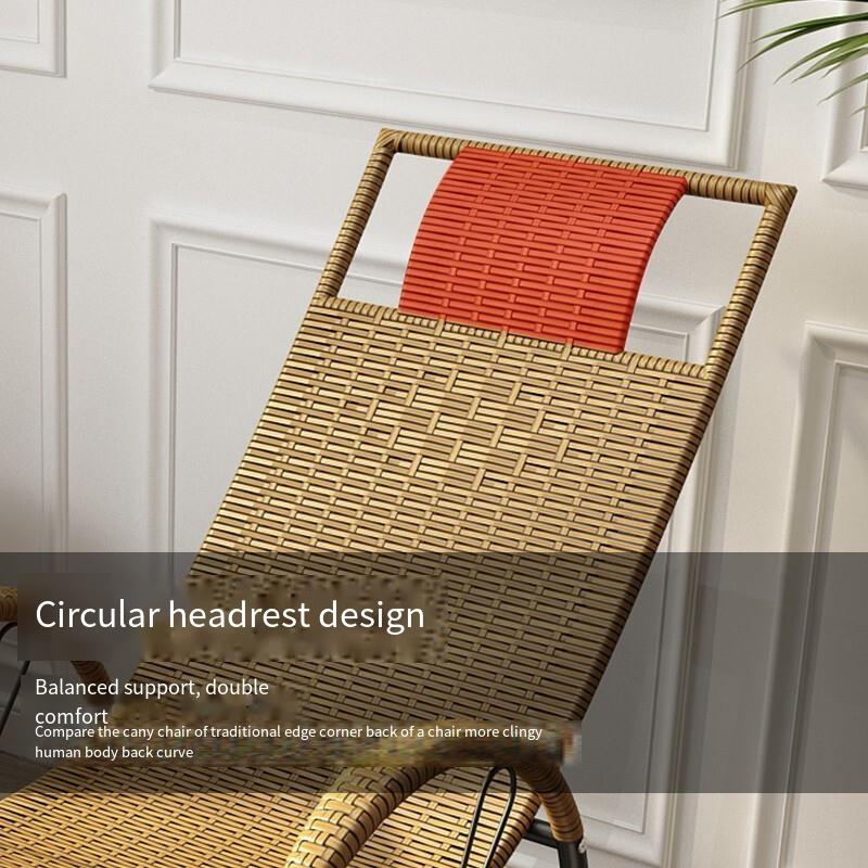 Rocking Chair Rattan Chair Adult Nap Reclining Chair Living; ECVV AE ...