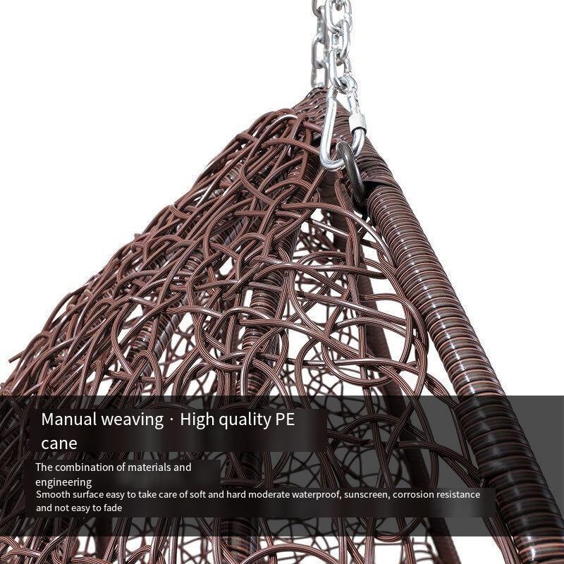 Double Hanging Chair Dormitory Indoor Swing Rocking Chair; ECVV AE ...