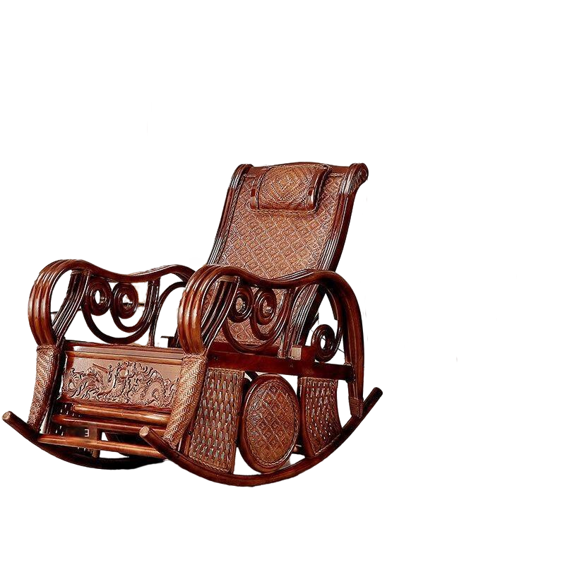 Rattan Art Balcony Leisure Rocking Chair Elderly Chair; ECVV AE – ECVV.AE