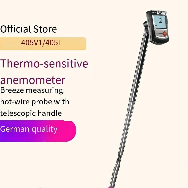 Hot Wire Anemometer Thermal Anemometer Hand-Held Anemometer; ECVV AE ...