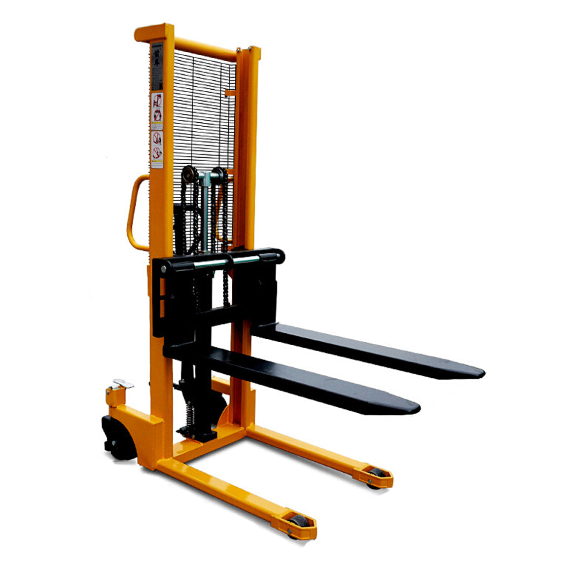 Manual Hydraulic Stacker Lift Forklift Loading And Unloading Lifting ...