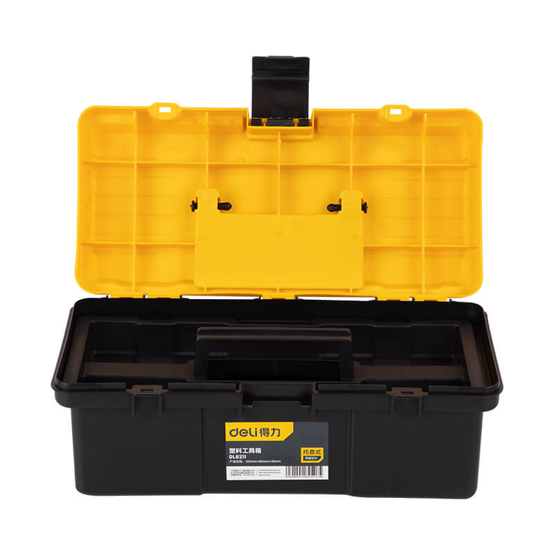 Deli Plastic Toolbox 12" Tool Box Toolkit DL6211; ECVV UAE – ECVV.AE