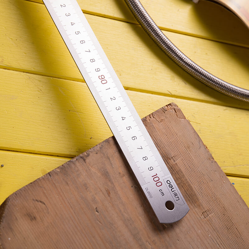 Deli Straight Steel Ruler 1000mm Rulers DL8100; ECVV UAE – ECVV.AE