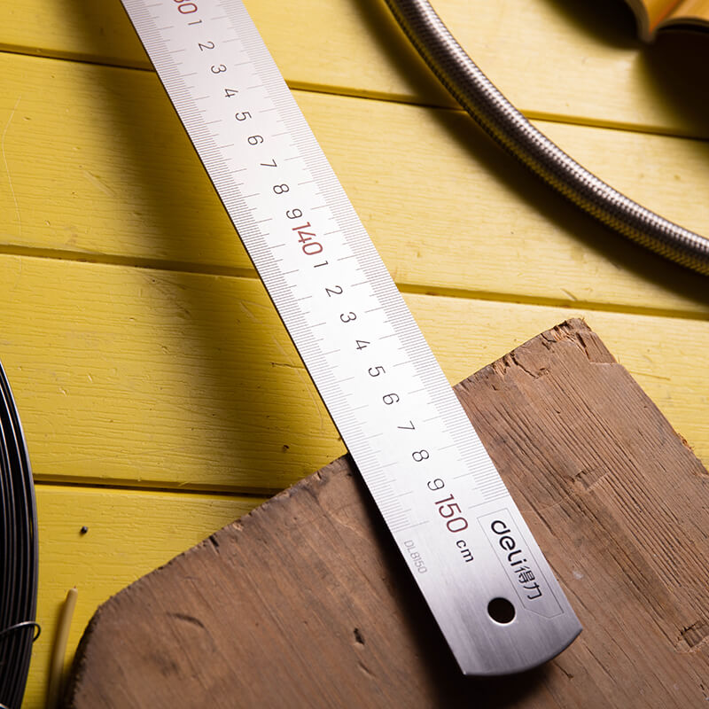 Deli Straight Steel Ruler 1500mm Rulers DL8150; ECVV UAE – ECVV.AE