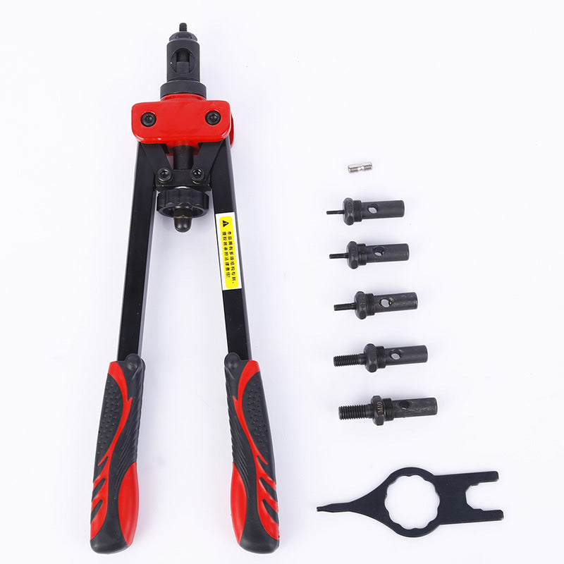 Rivet Nut Gun Hand Riveter Tool Kit With 6 Metric Mandrels;ECVV UAE ...